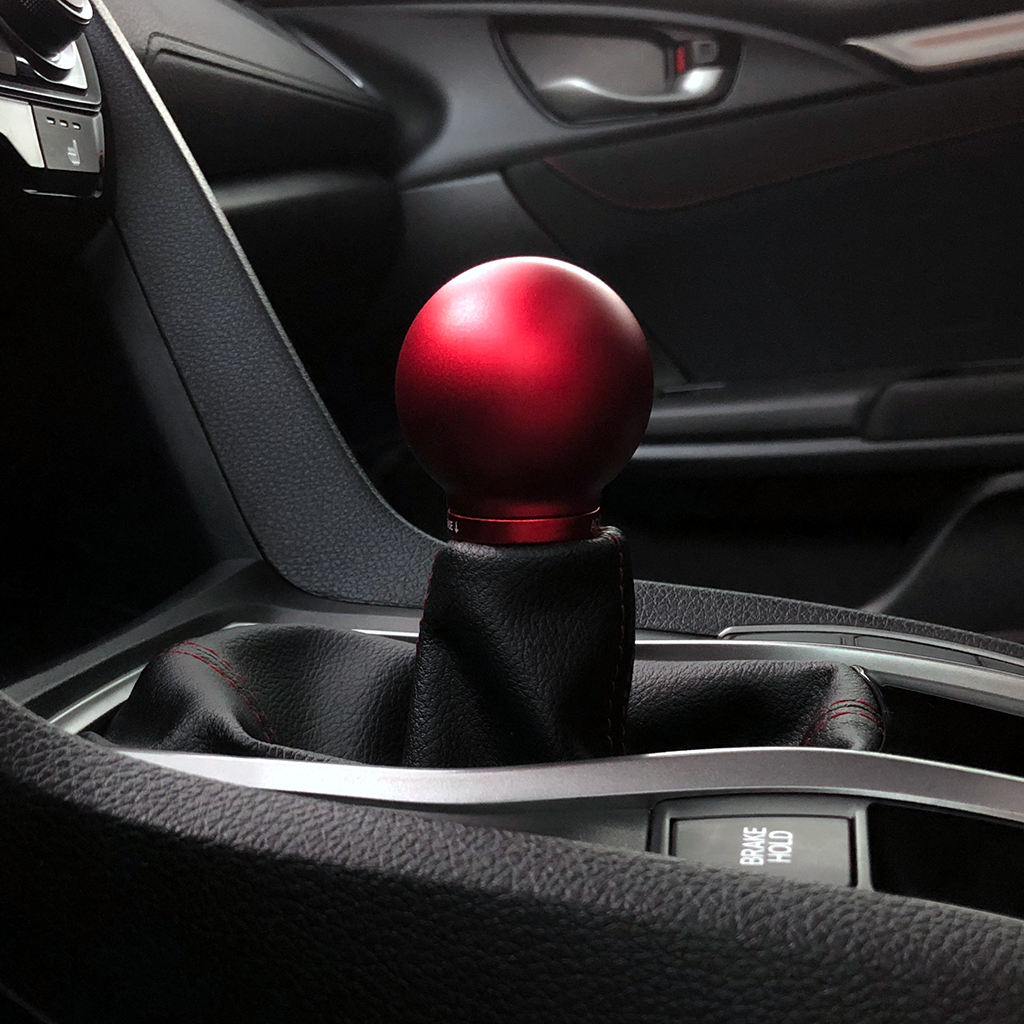ACUiTY Instruments - POCO Low-Profile Shift Knob in Satin Red Anodized ...